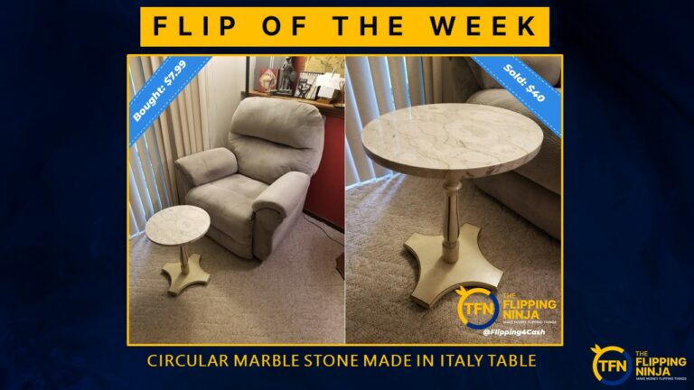 Flip of the Week: Used This Table For A Year & Got Paid For It - The ...