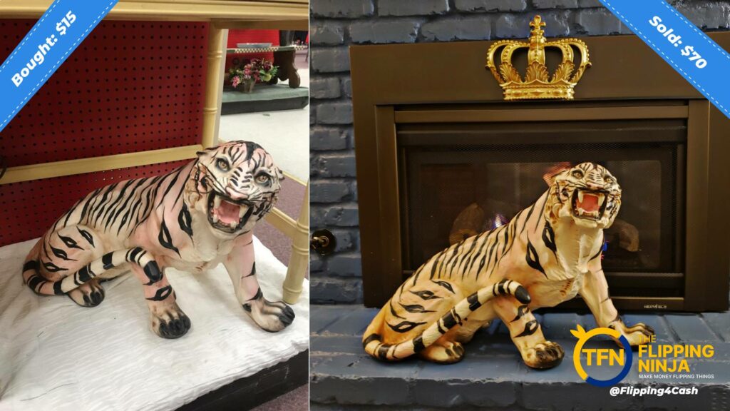 Flip of the Week: Tiger Sculpture Flip – Bought for $15, Sold for $70 ...